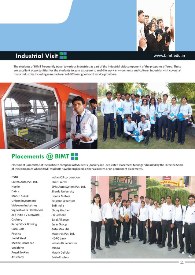 Bimt - best mba college gurgaon | PDF | Education industry | Industries