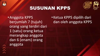 BIMTEK KODE ETIK pemahaman untuk anggota kpps | PPT