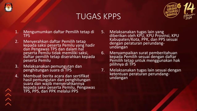 BIMTEK KODE ETIK pemahaman untuk anggota kpps | PPT