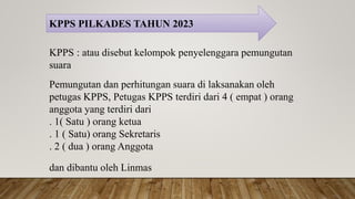 contoh presentasi BIMTEK KPPS PILKADES 2023.pptx