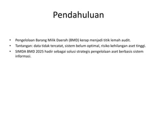 Bimtek Transformasi Digital SIMDA BMD 2025 | PDF
