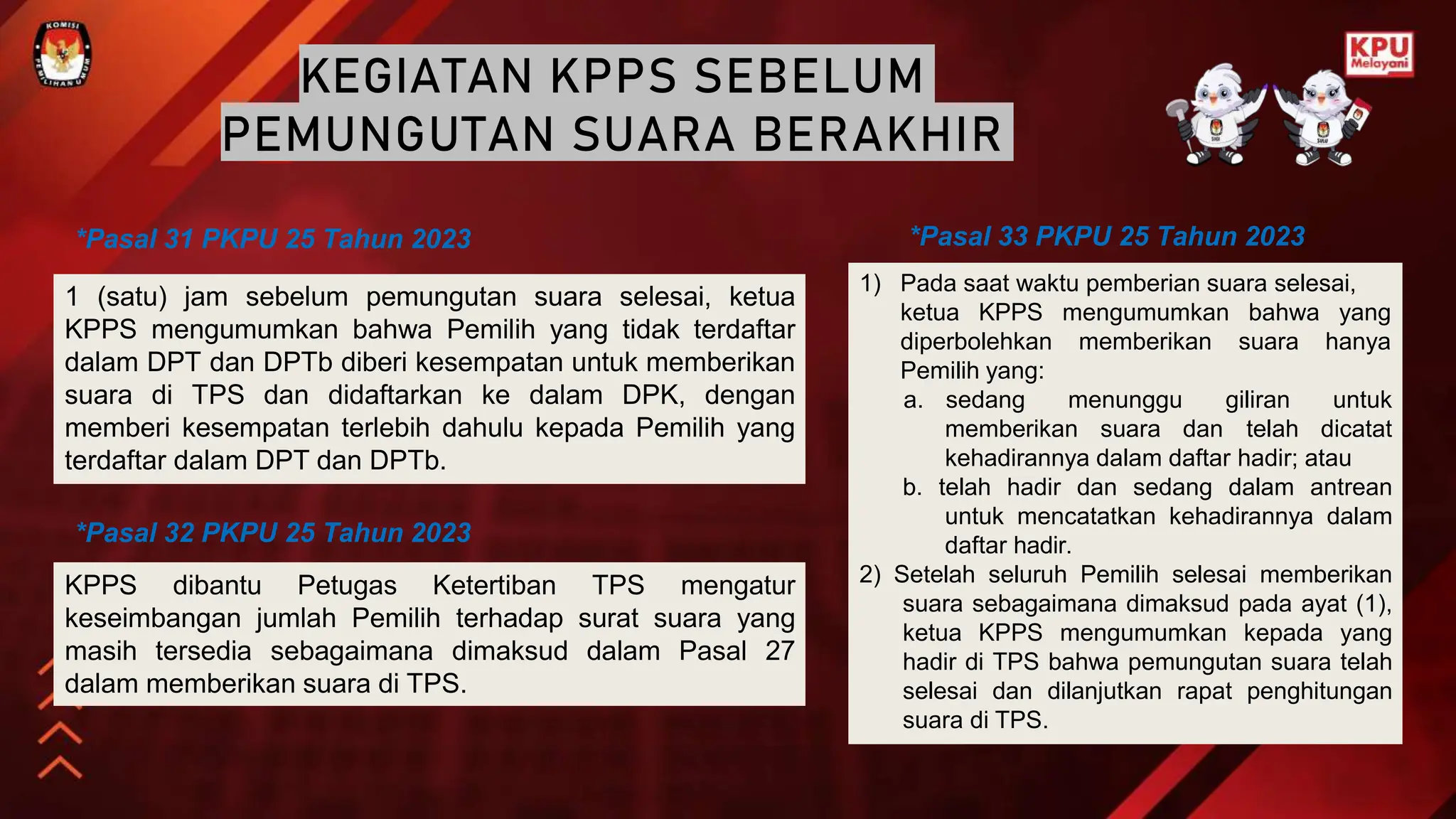 bimtek kPPS PEMILIAHAN UMUM TAHUN 2024 OK | PPT