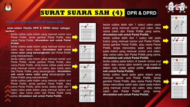 bimtek kPPS PEMILIAHAN UMUM TAHUN 2024 OK | PPT