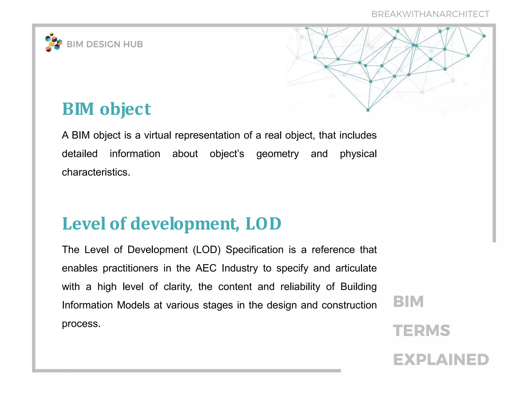 BIM Terminology | PDF