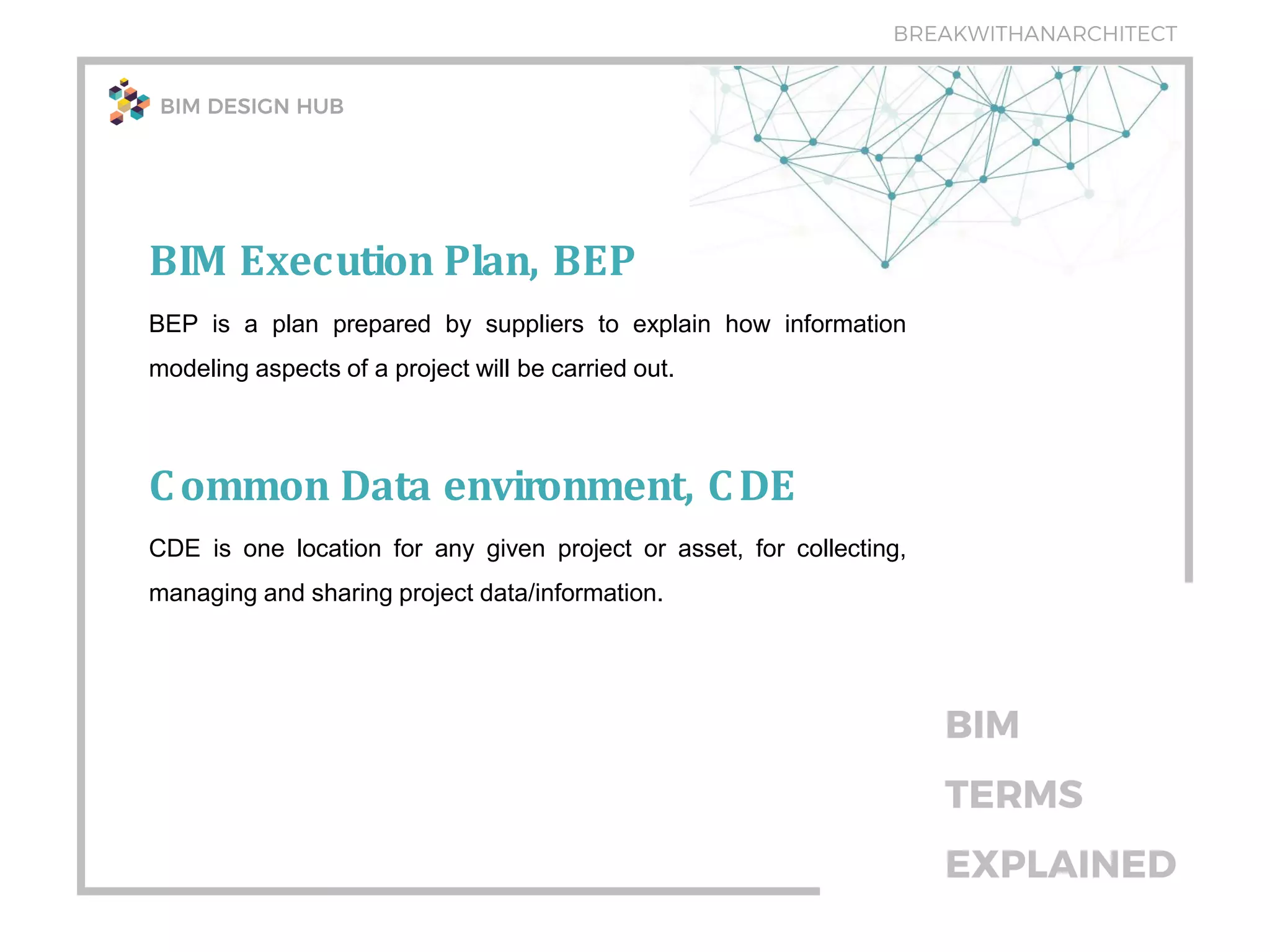 BIM Terminology | PDF