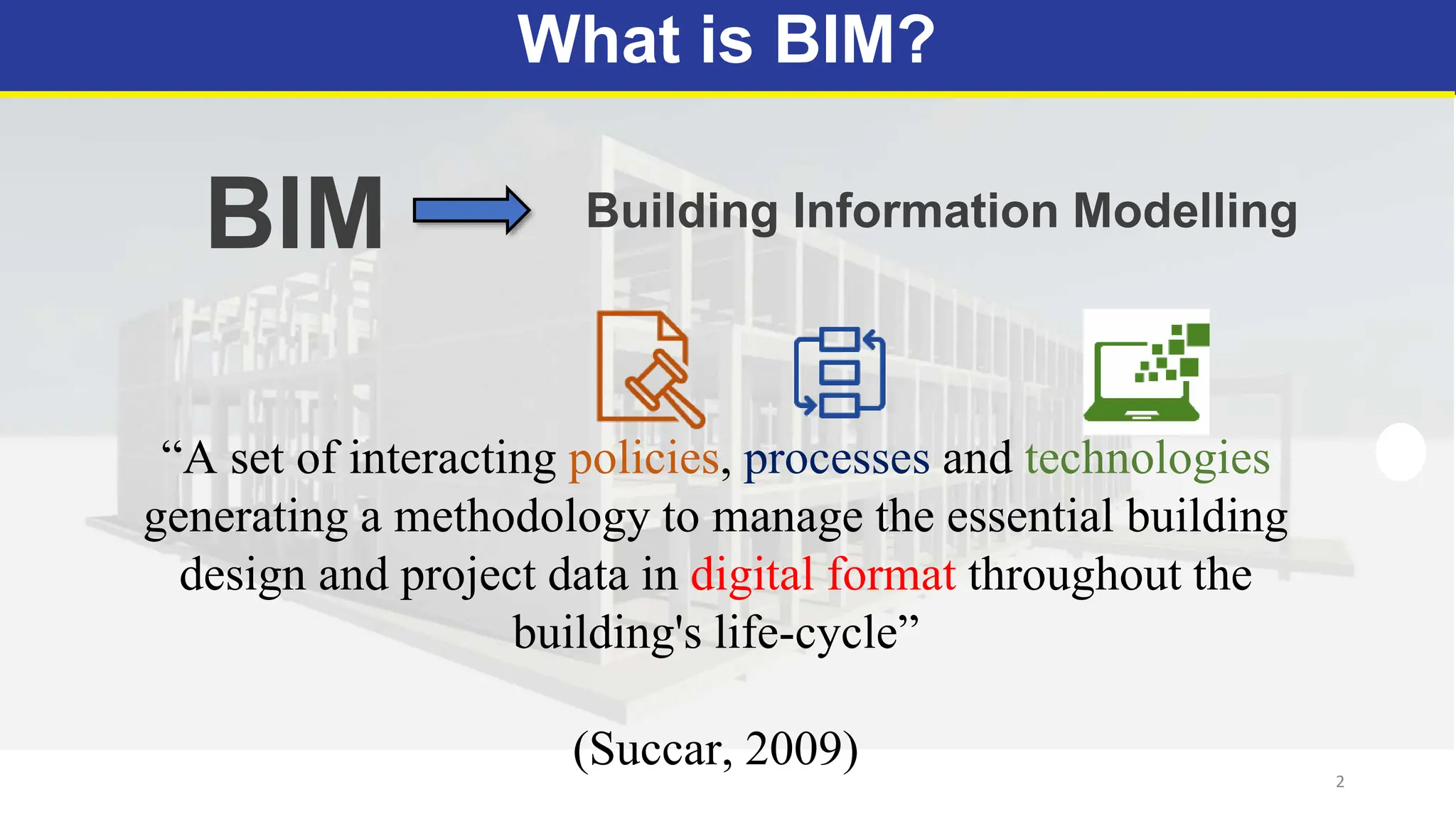 Building Information Modelling - A Short Introduction | PPTX