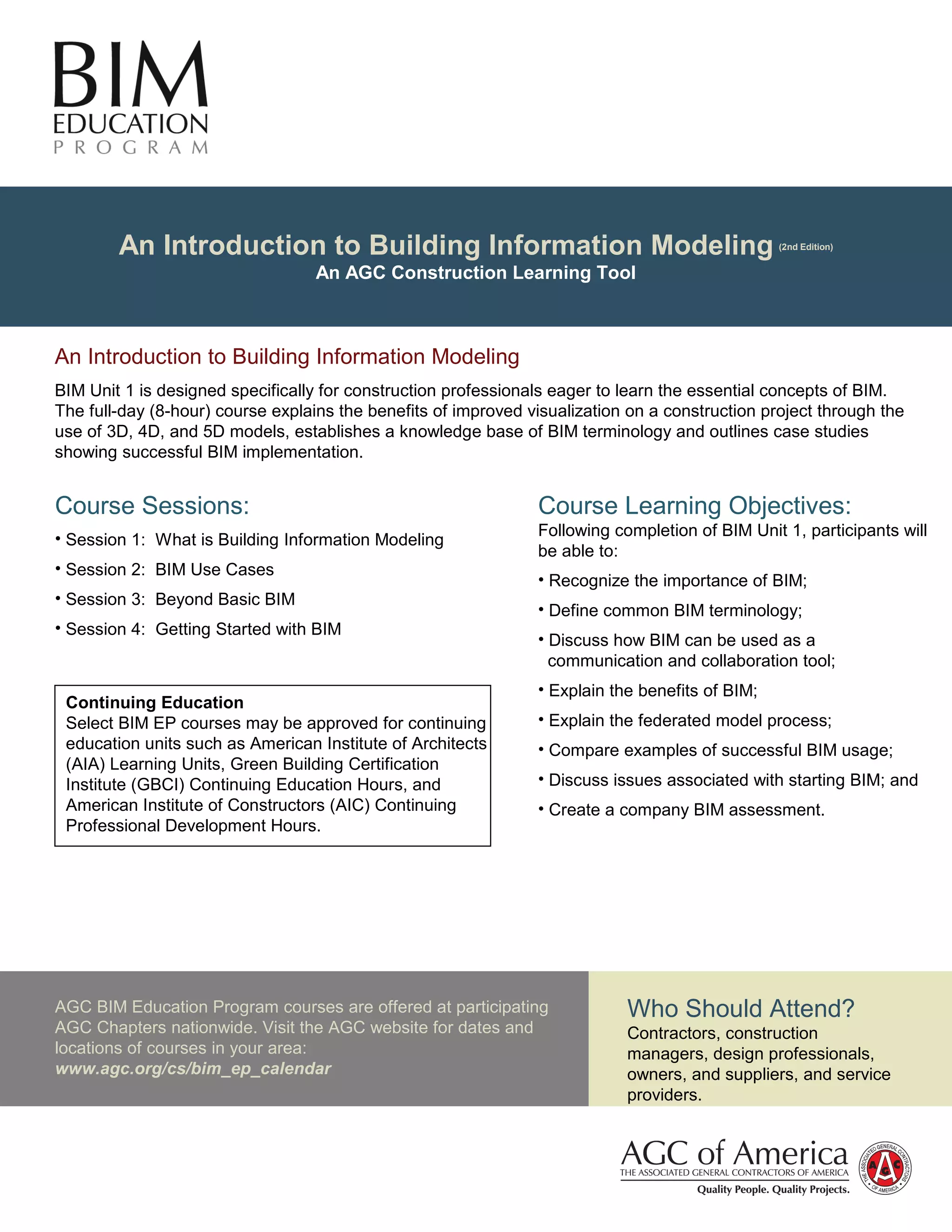 Bim unit1 flyer | PPT
