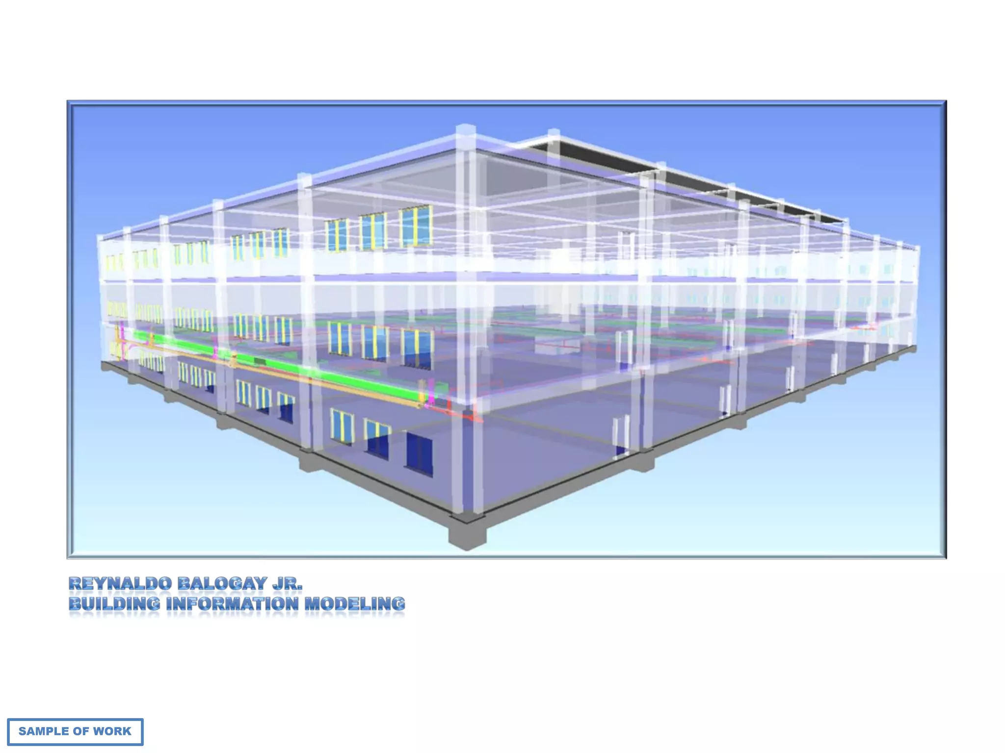 My finished project sample on BIM... | PPT