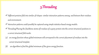 Protein Threading | PPTX