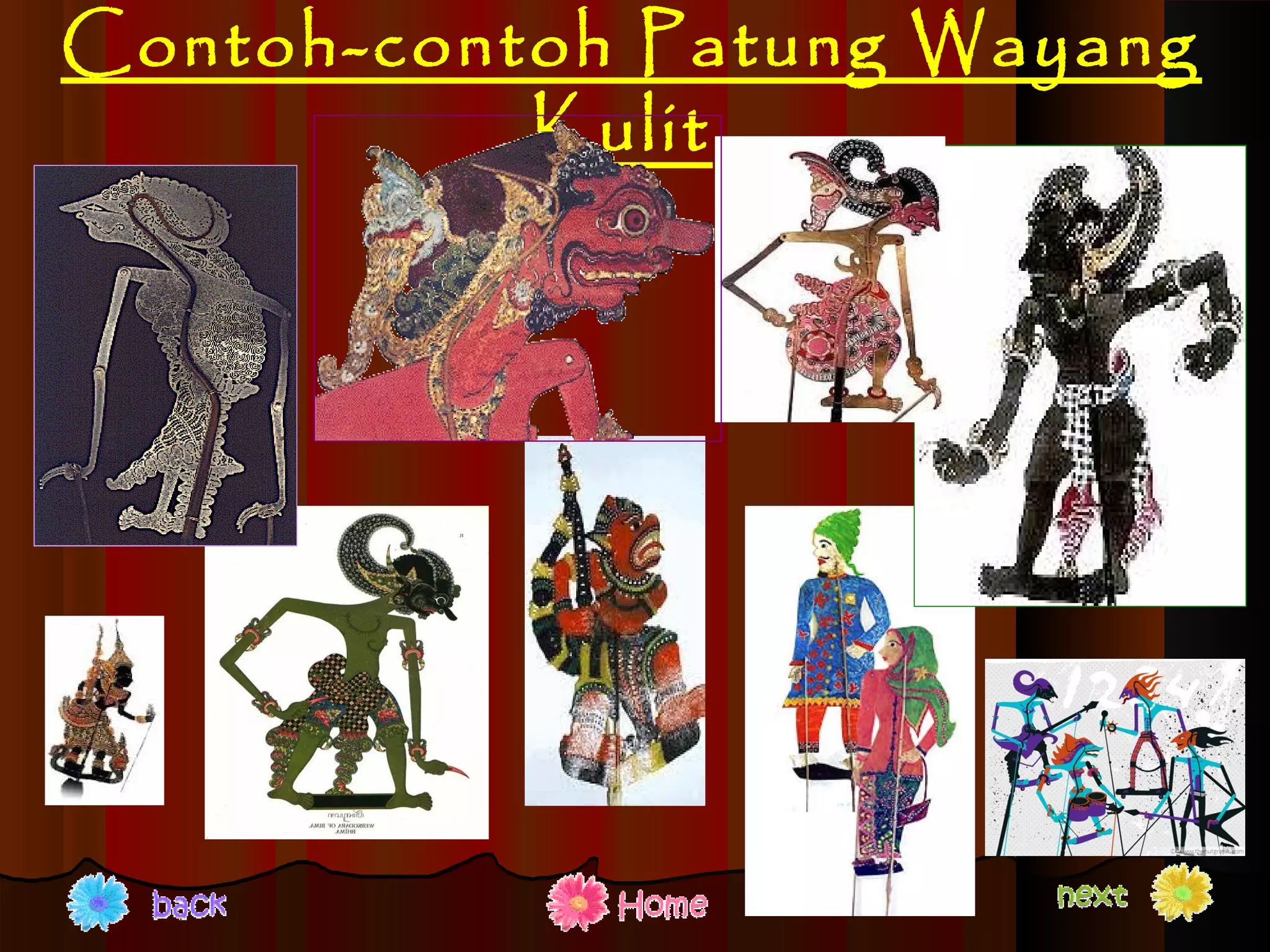 Binaan wayang kulit pupet | PPT