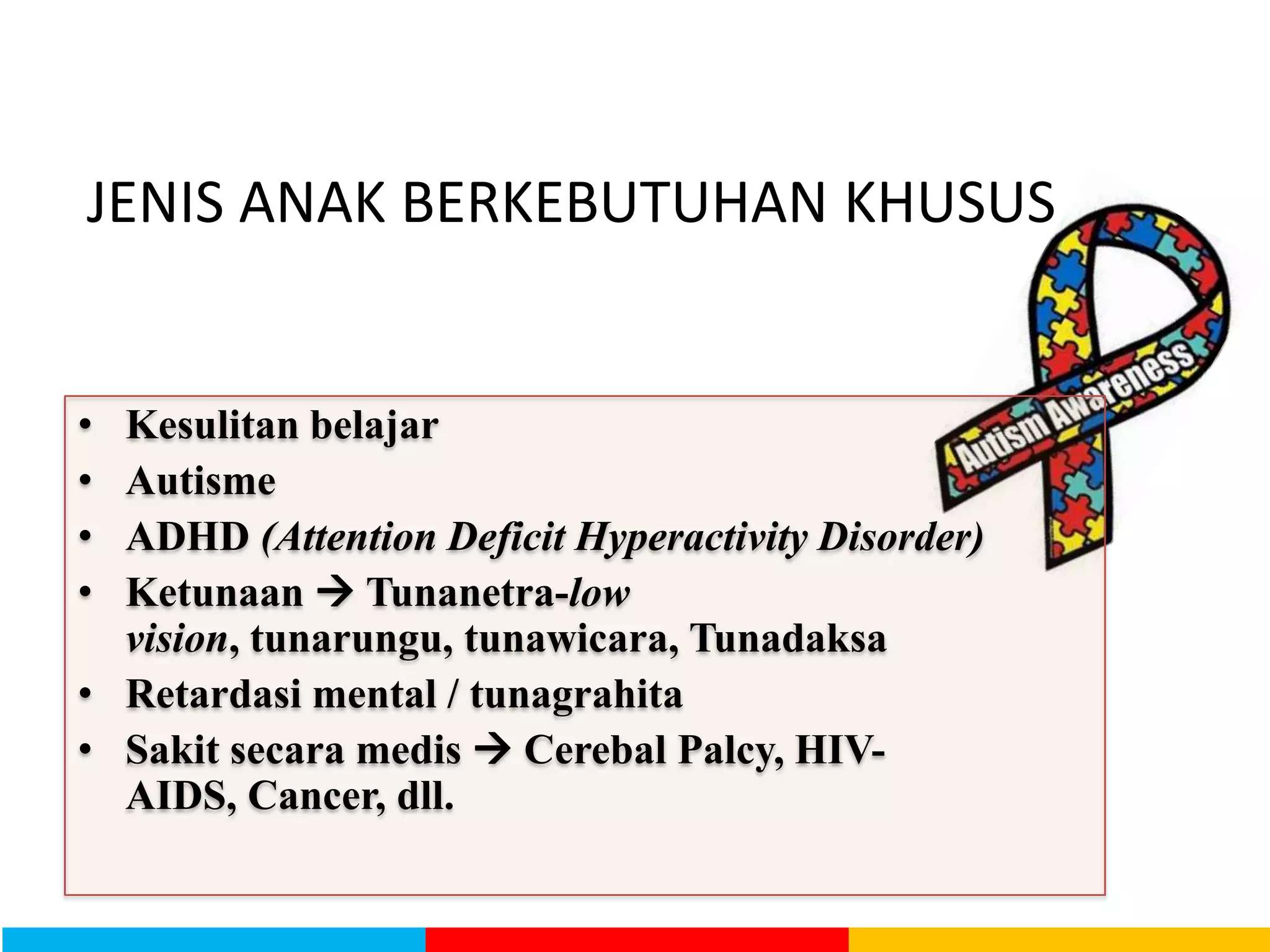 Bina autis indonesia presentasi | PPTX