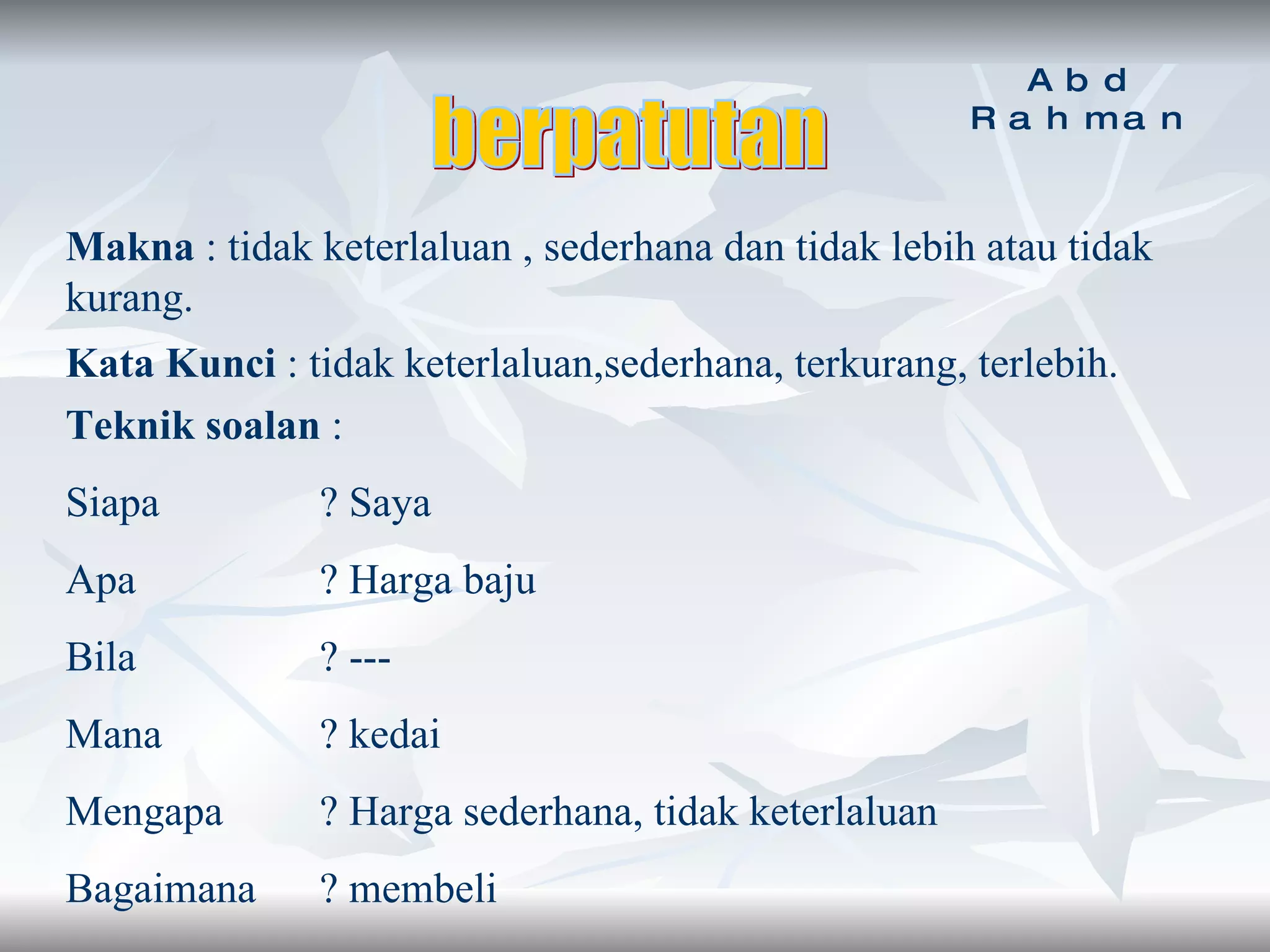 Bina Ayat | PPT