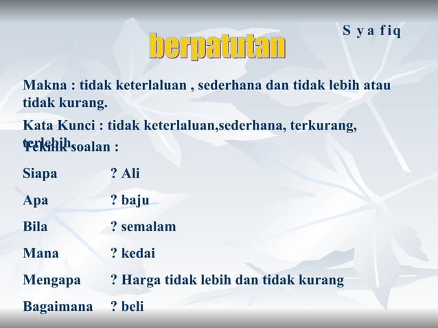 Bina Ayat | PPT