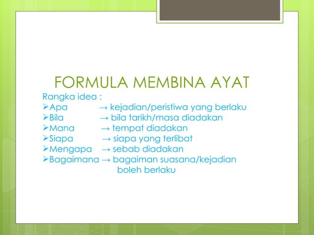 Bina ayat | PPT