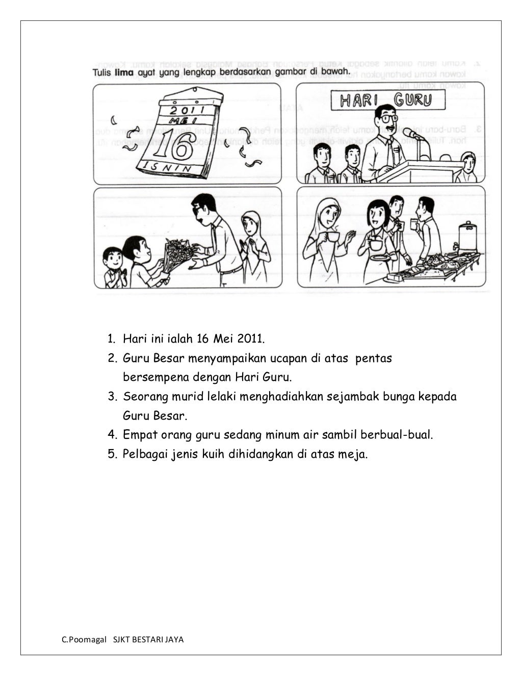 Bina Ayat Berdasarkan Gambar