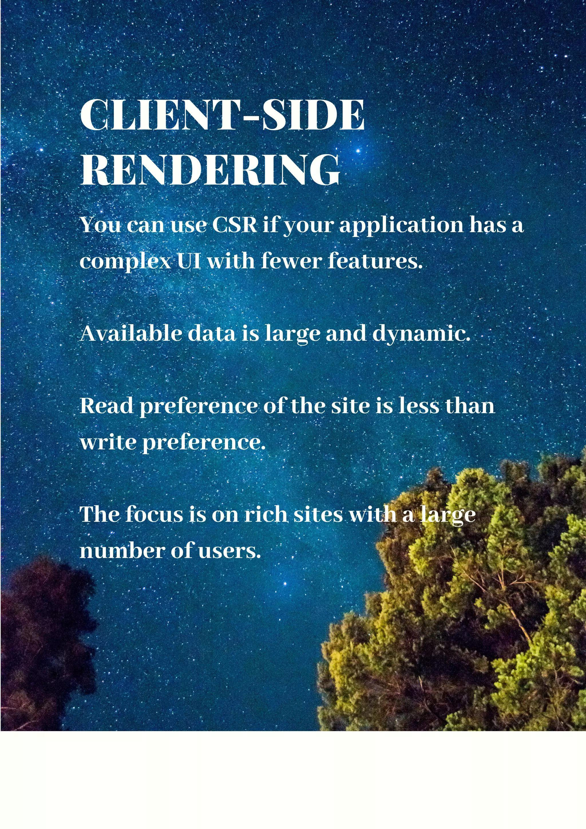 Client-side Rendering Vs. Server-side Rendering Vs. Pre-Rendering for ...