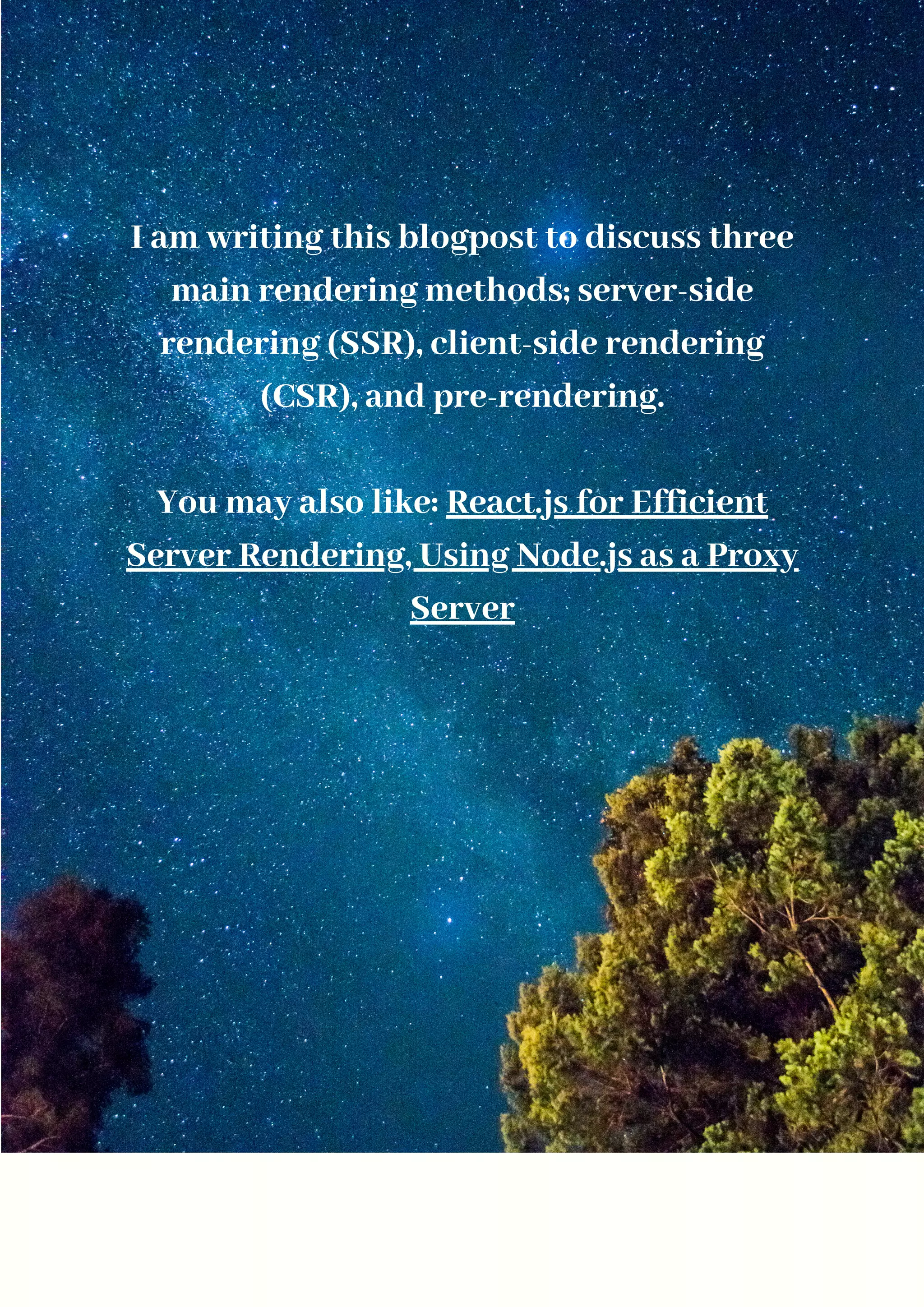 Client Side Rendering Vs Server Side Rendering Vs Pre Rendering For Web Apps What To Choose