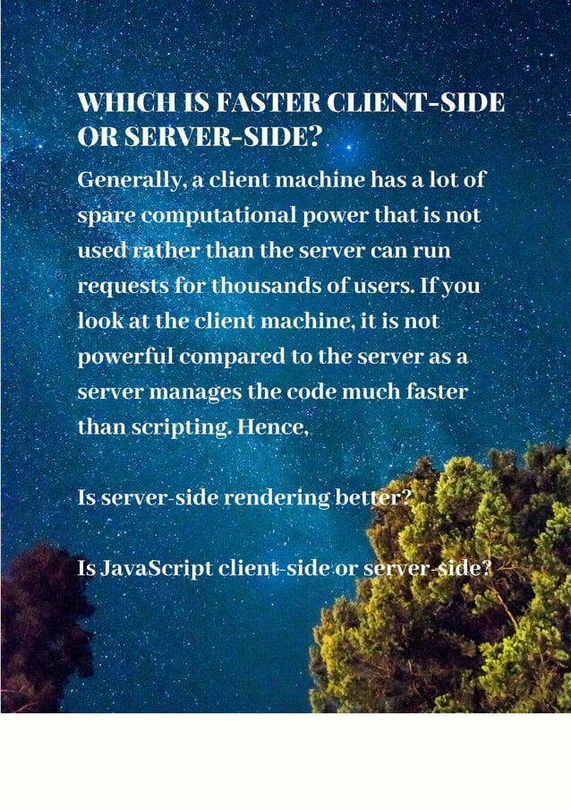 Client-side Rendering Vs. Server-side Rendering Vs. Pre-Rendering for ...