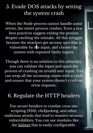 How to Make Your NodeJS Application Secure (24 Best Security Tips ...