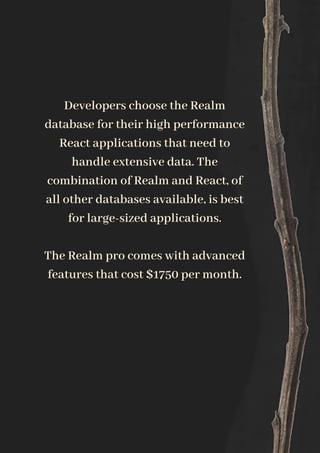 React Native Database: A Comprehensive Guideline on Choosing the Right Database for your React ...