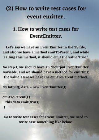 Unit Testing in Angular(7/8/9) Using Jasmine and Karma Part-2 | PDF