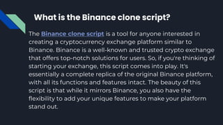 Decoding the Binance Clone Script: What, Why, and How?.pptx