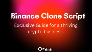 Binance Clone Script - PPT.pdf