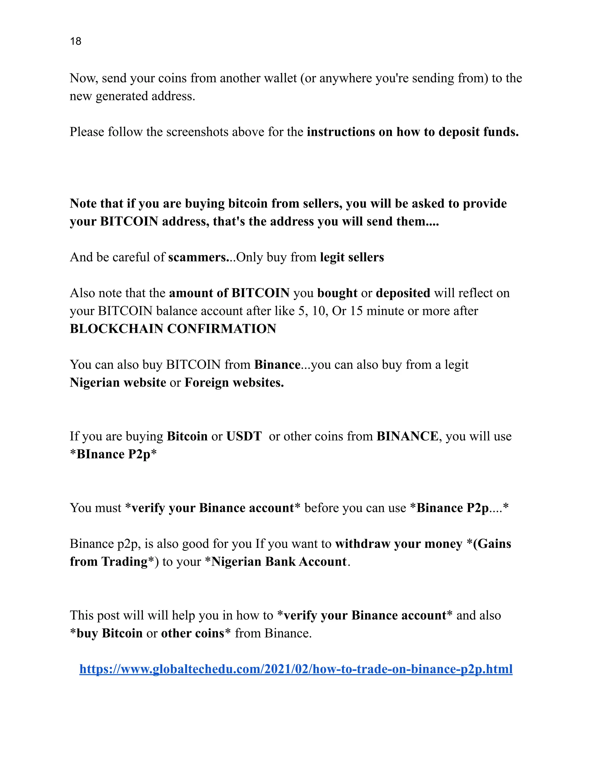 Binance Cryptocurrency Trading Guide | PDF