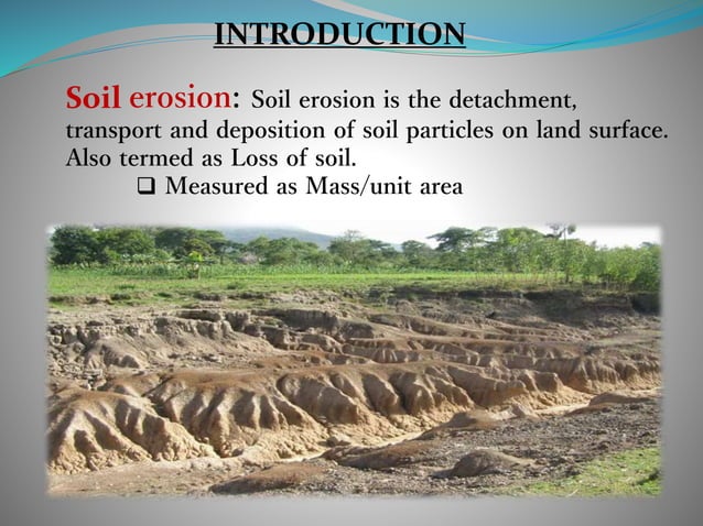 soil erosion and conservation | PPTX