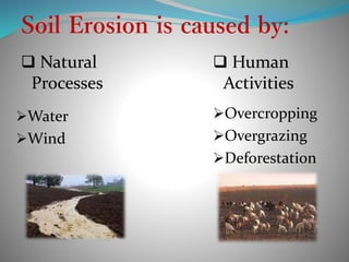 soil erosion and conservation | PPTX