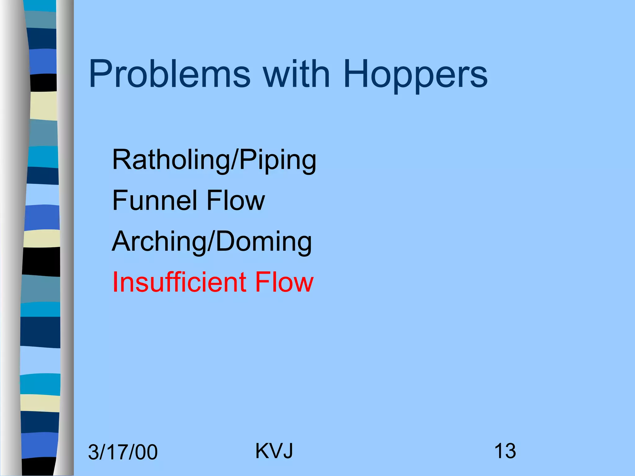 Bin and hopper design lecture | PPT