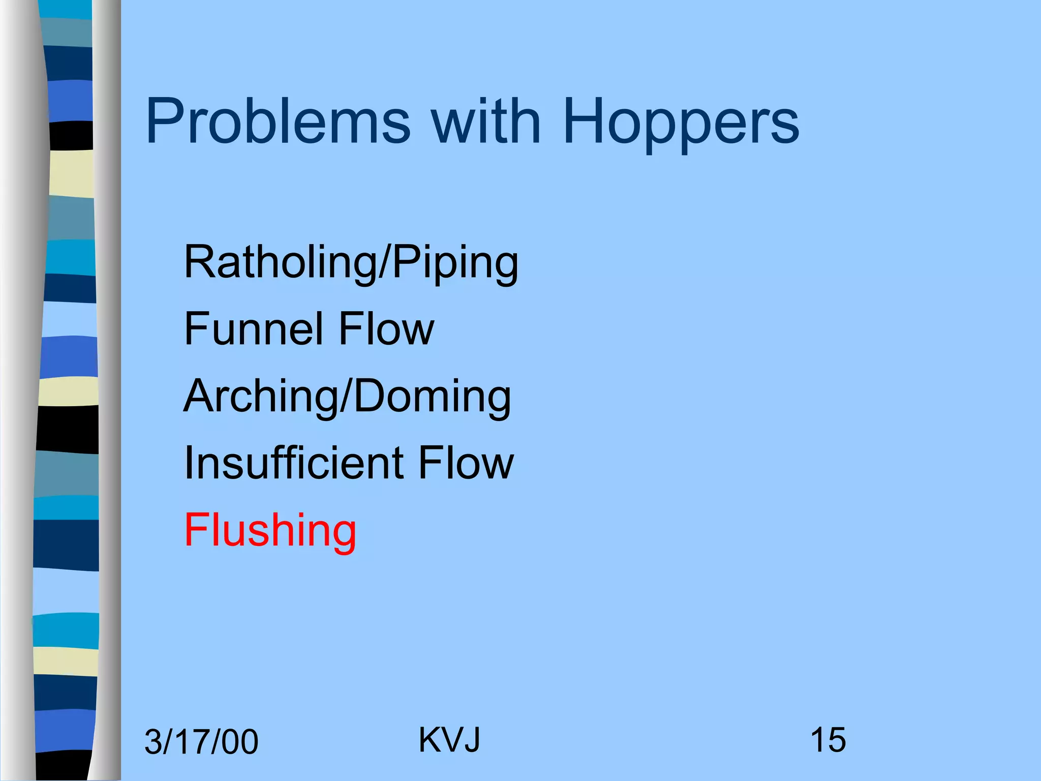 Bin and hopper design lecture | PPT