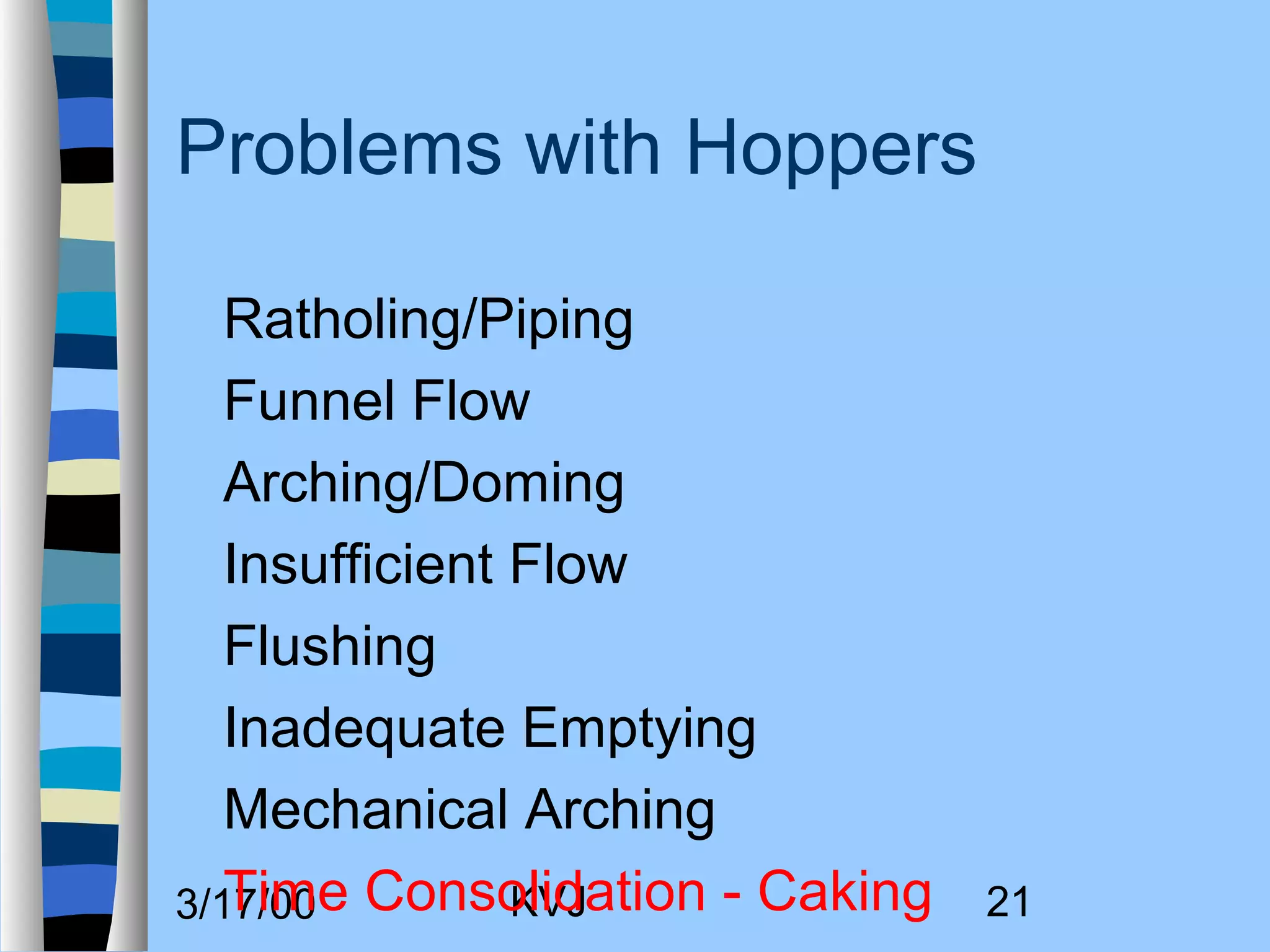 Bin and hopper design lecture | PPT