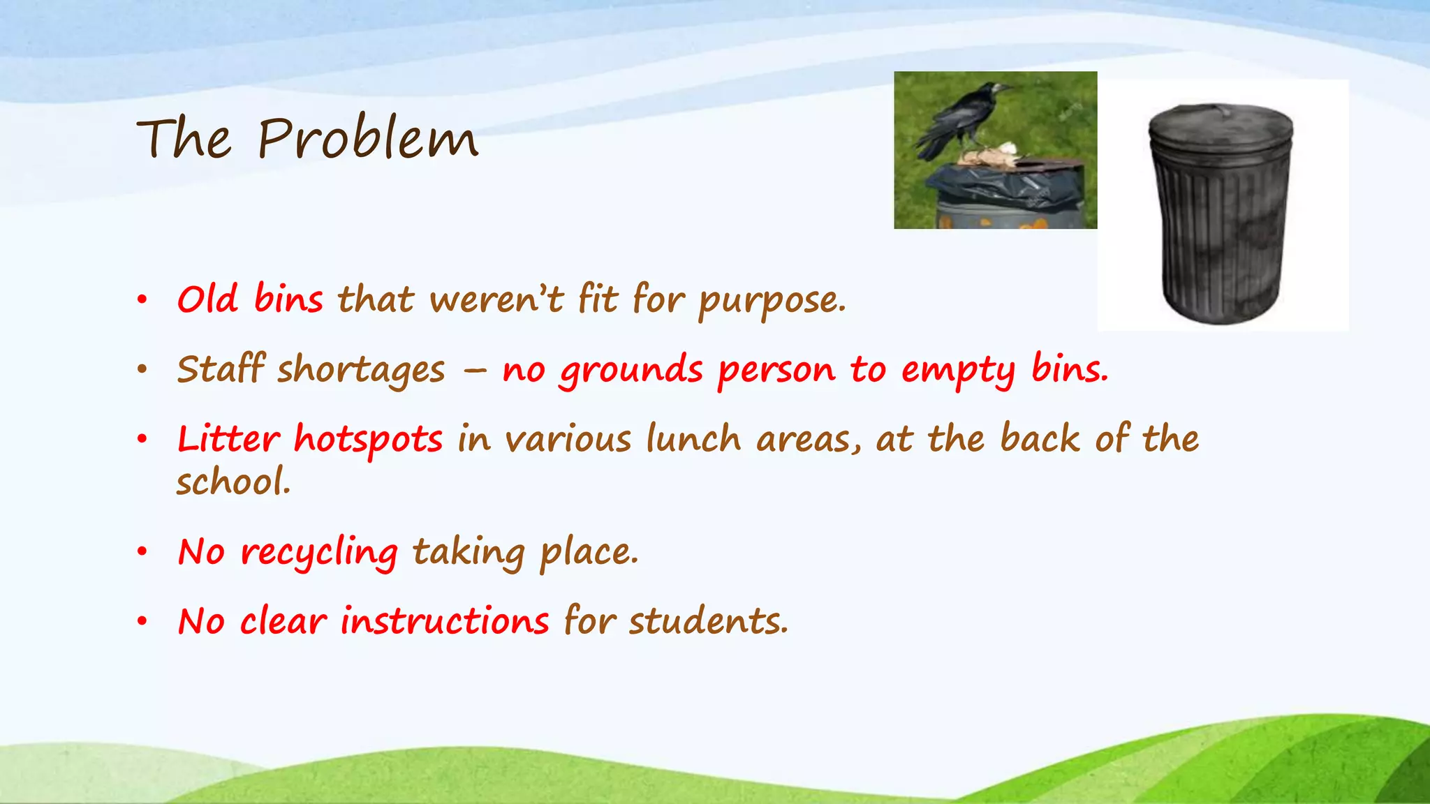 Waste and Litter Presentation St Finian's Community College | PPTX