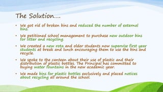 Waste and Litter Presentation St Finian's Community College | PPT