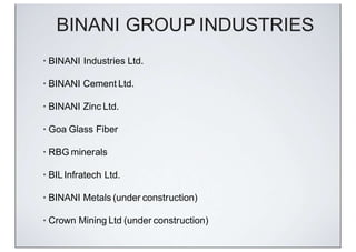 Binani cement %28 user%27s edit%29 | PPTX
