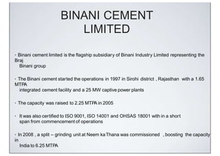 Binani cement %28 user%27s edit%29 | PPTX