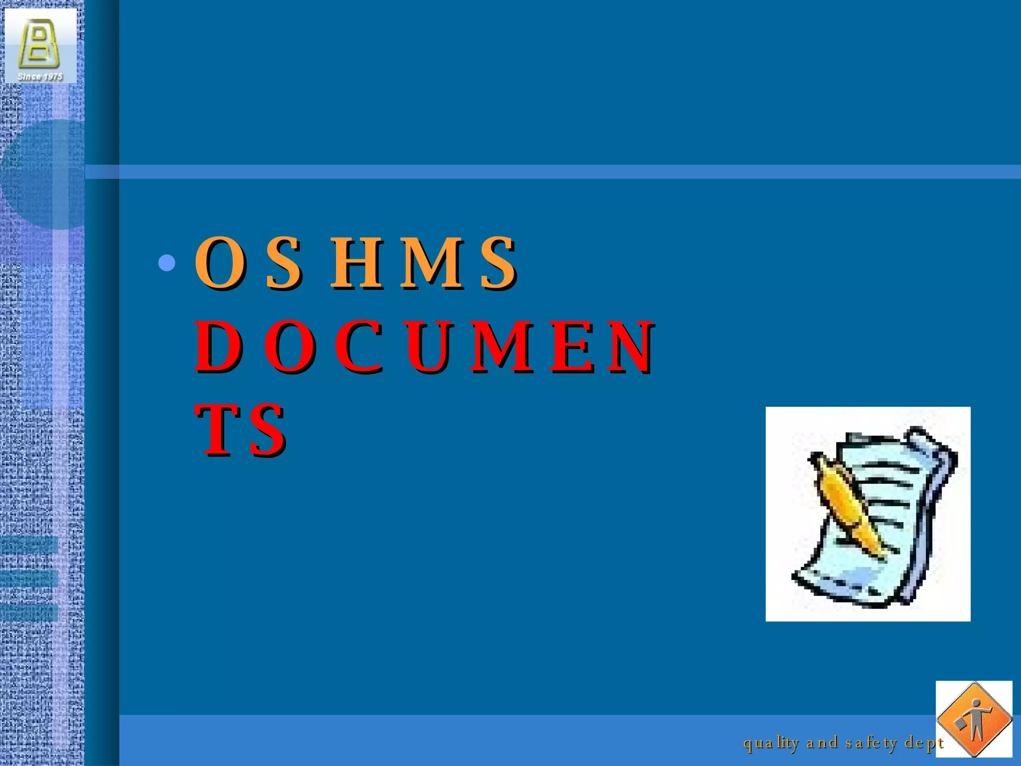 BINAPURI OSH Management System Awareness Training | PPT