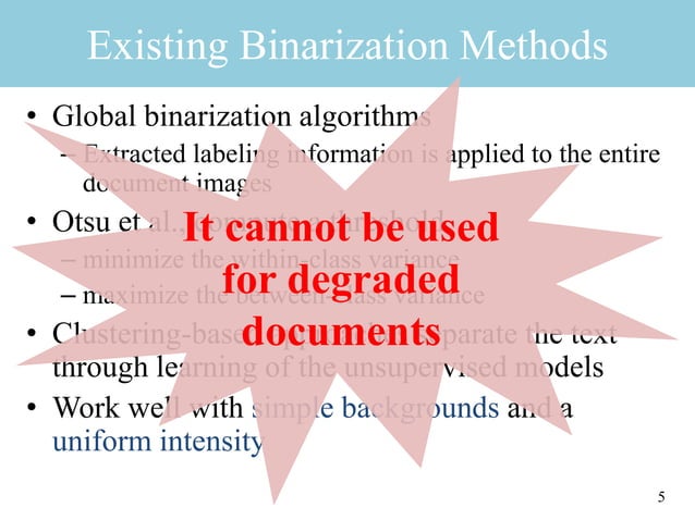 Binarization of degraded document images based on hierarchical deep ...