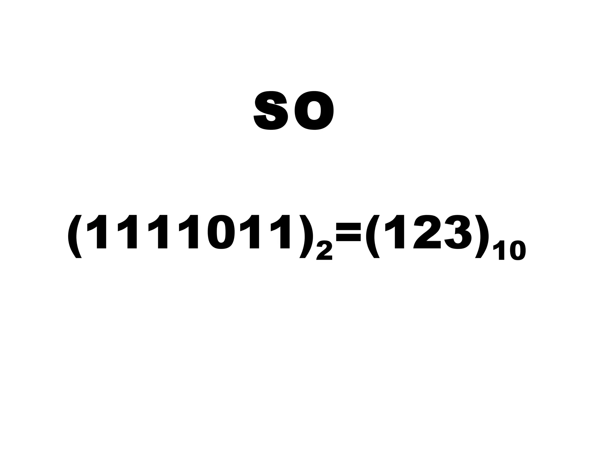 Binary to Decimal Conversion | PPT