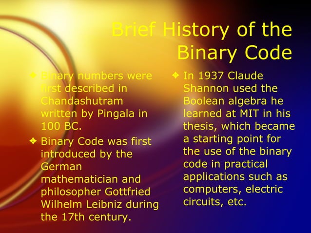 Binary System by Bray Avila | PPT
