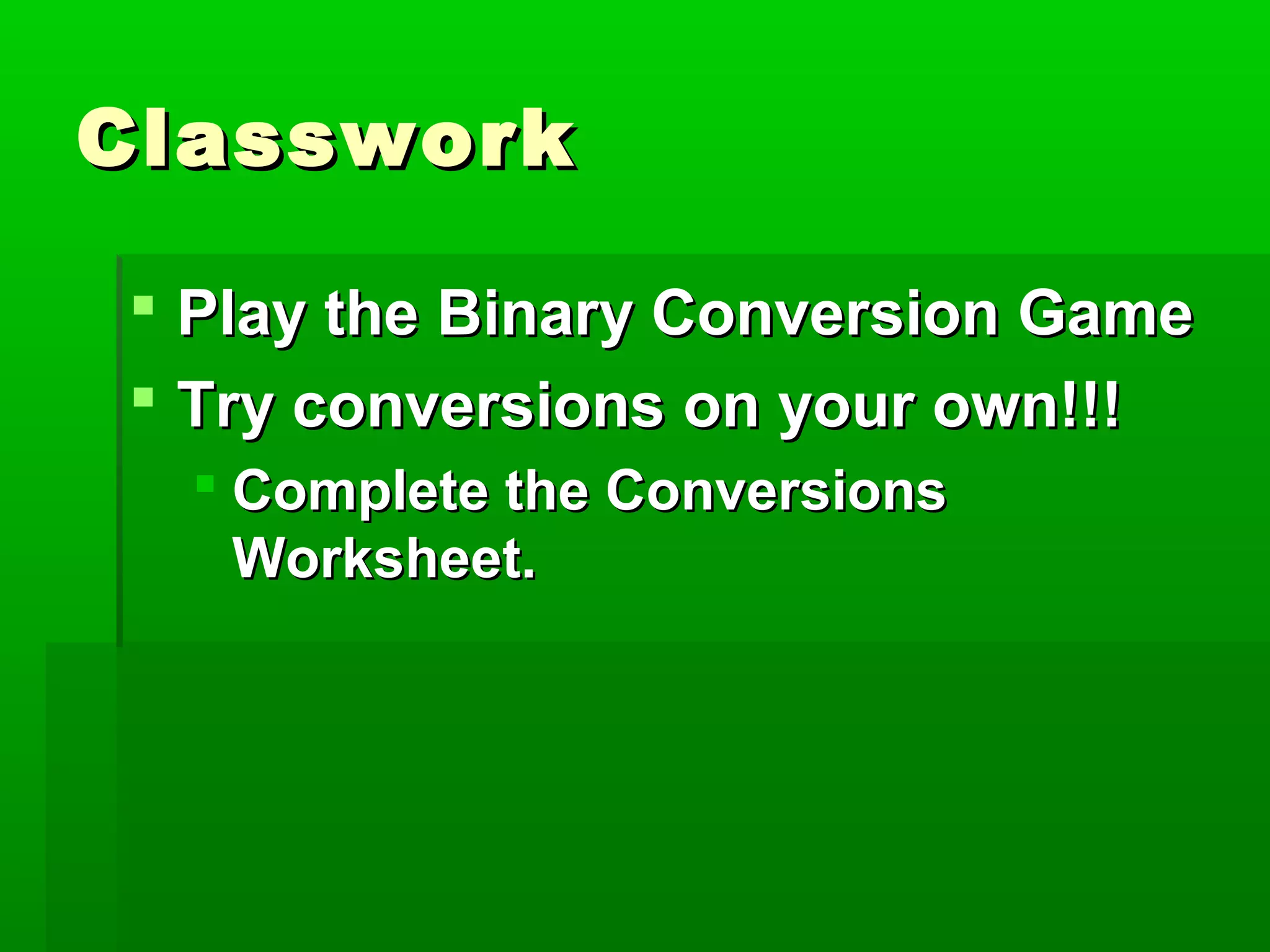 Binary Ppt