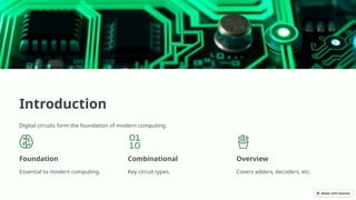 Binary adder subtractor , Decimal added. decoder, encoder, multiplexer | PPT