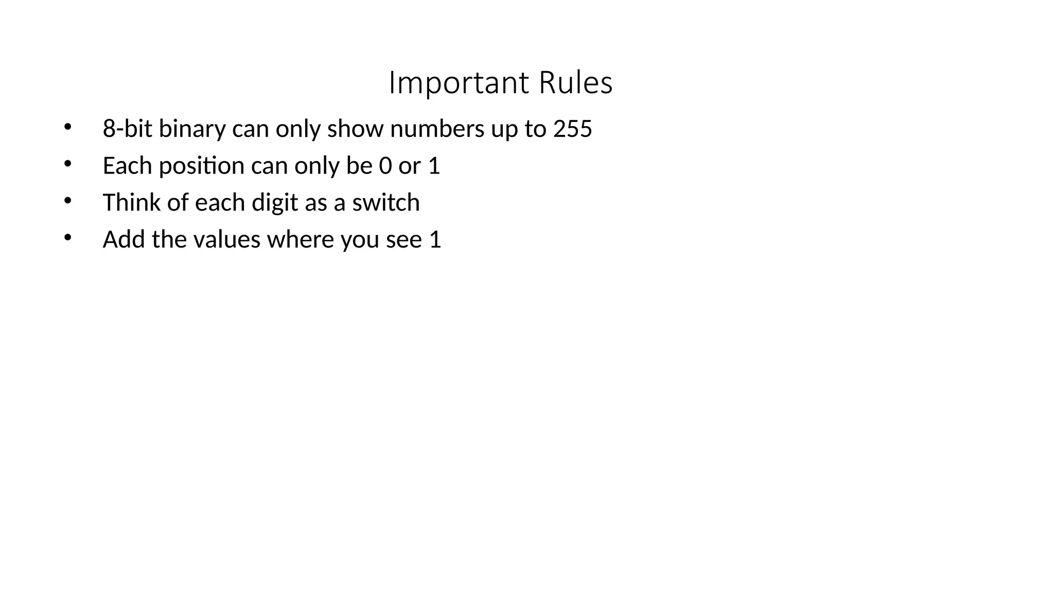 Binary-and-Denary-Numbers presentation | PPTX