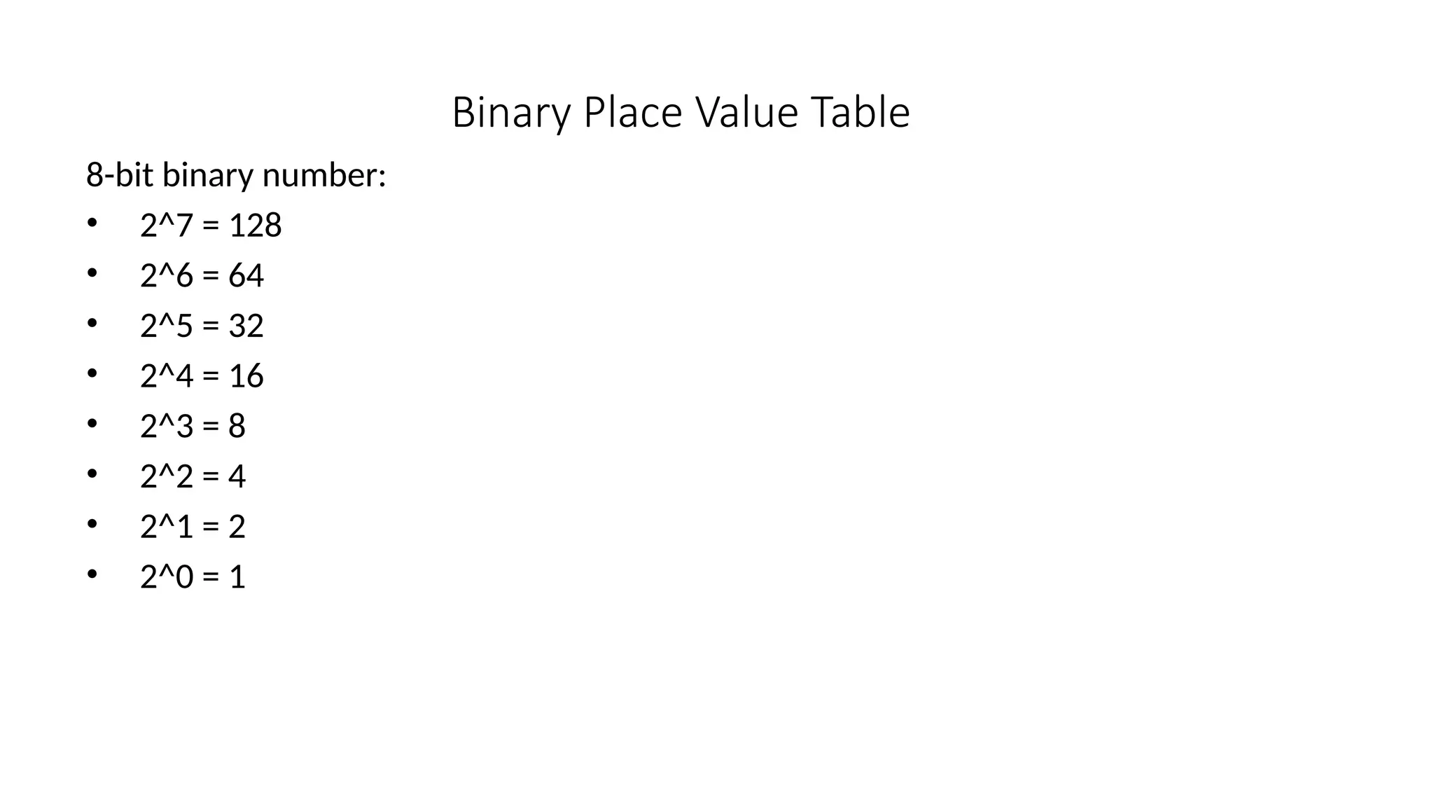 Binary-and-Denary-Numbers presentation | PPTX