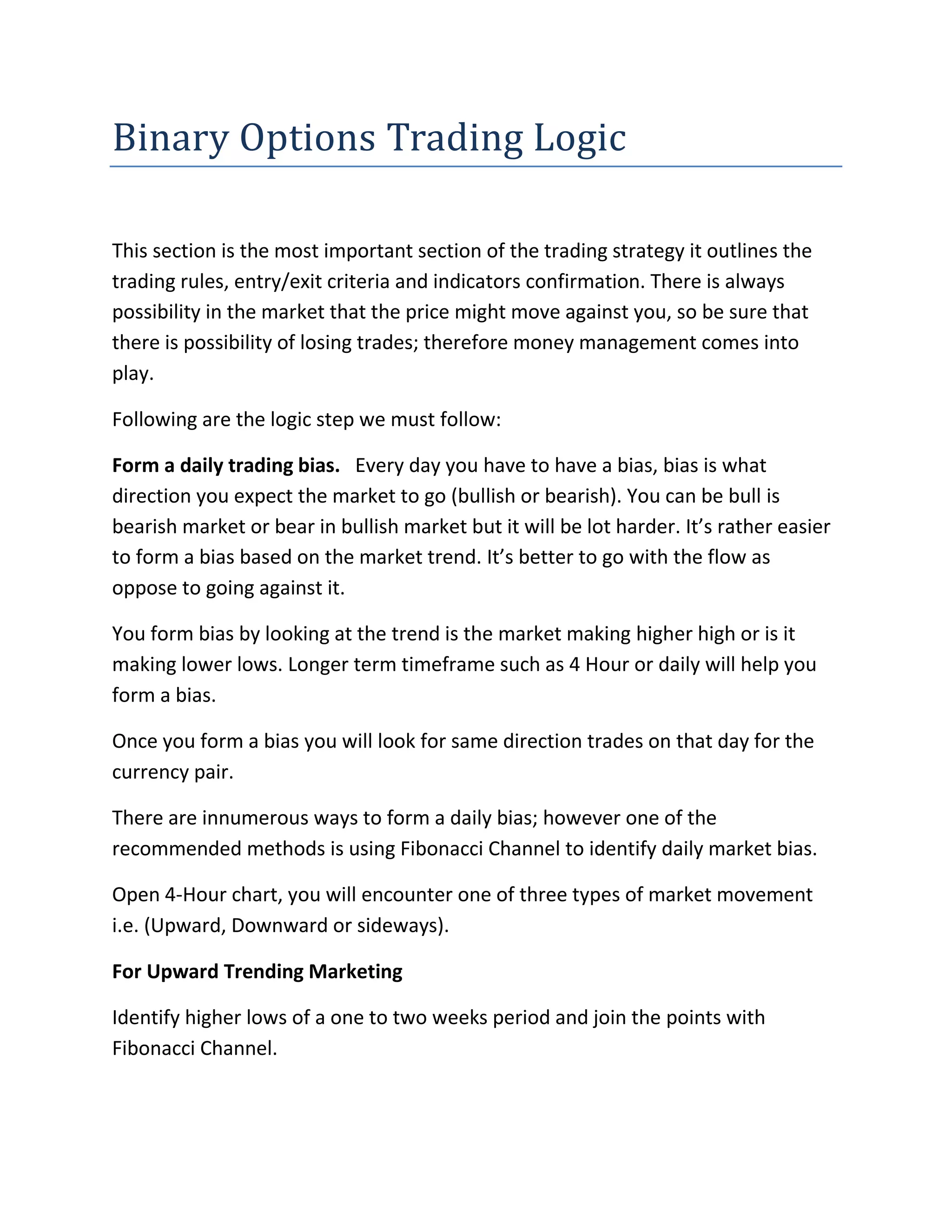 Binary Options-STEALTH-Trading-Strategy | PDF