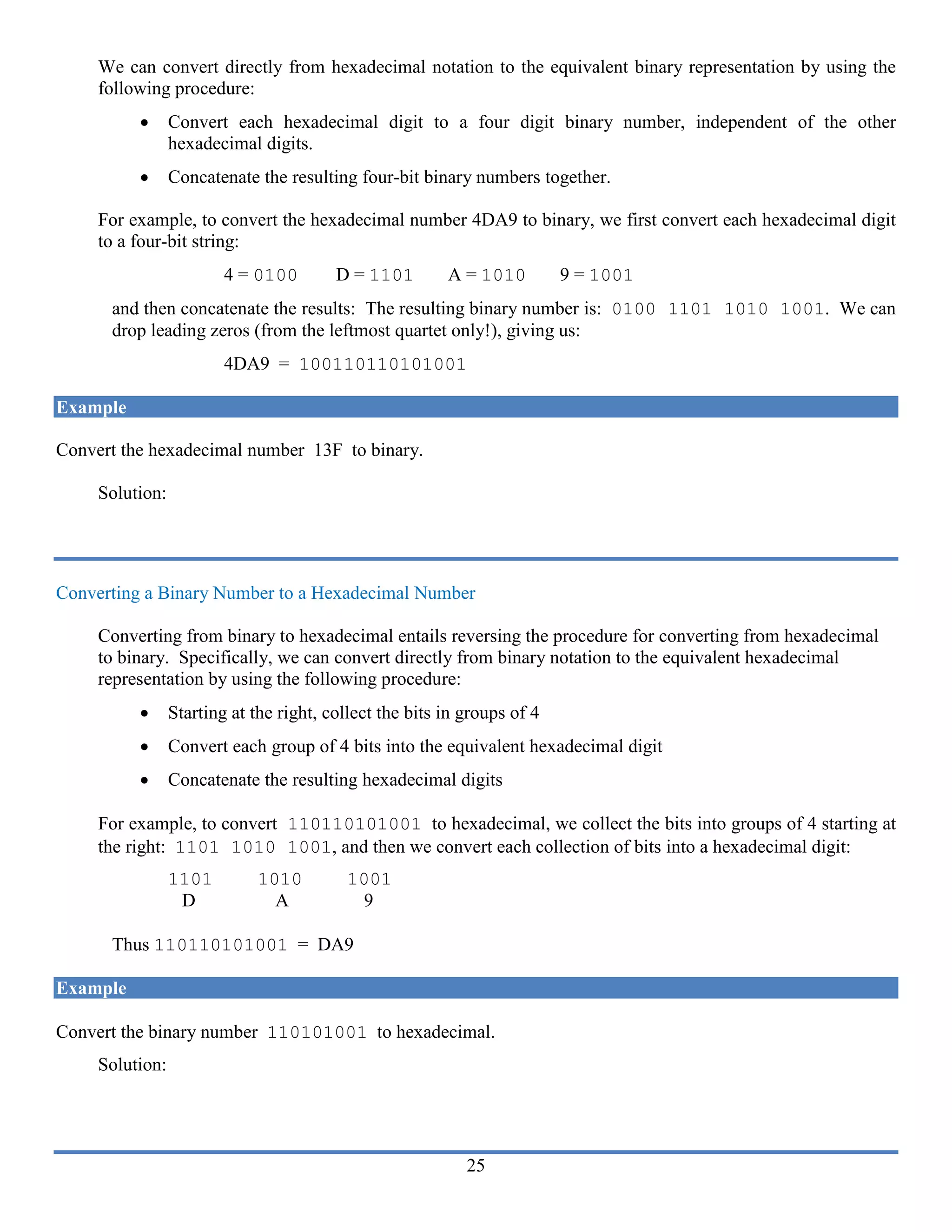 Binary overview | PDF