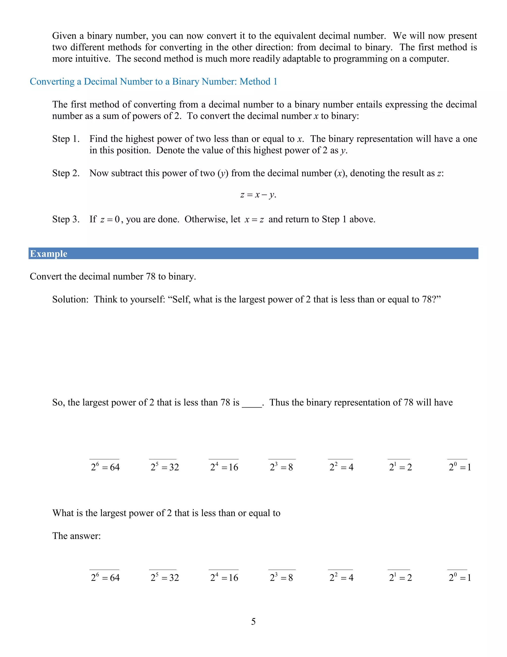 Binary overview | PDF
