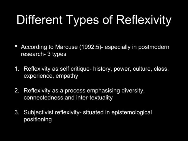 Social Research: Binary and reflexivity | PPTX