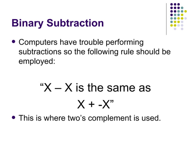 Binary Arithmetic | PPT